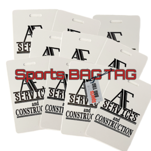 Custom Sports Bag Tags - personalized team name tags