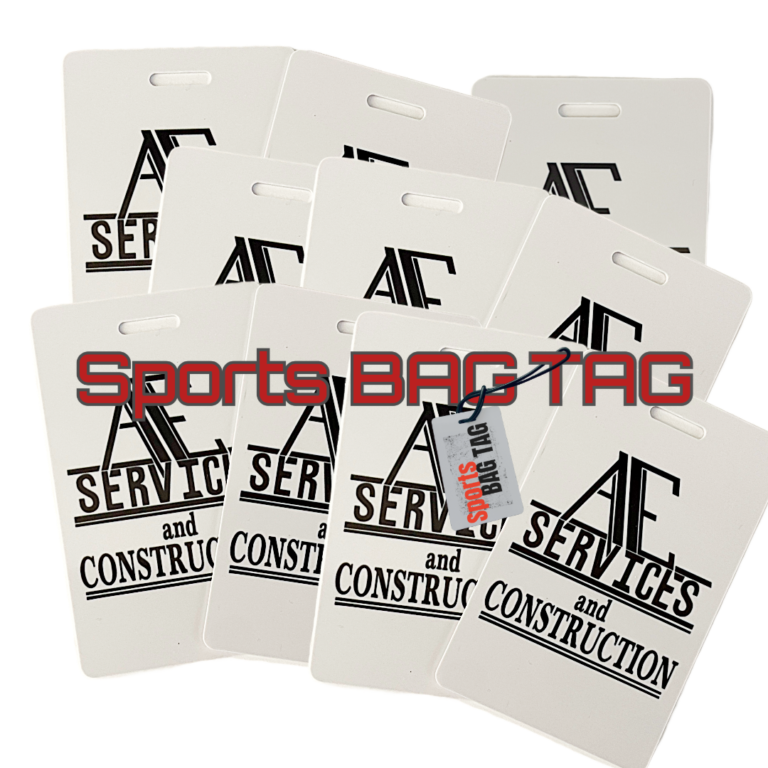 Custom Sports Bag Tags - personalized team name tags